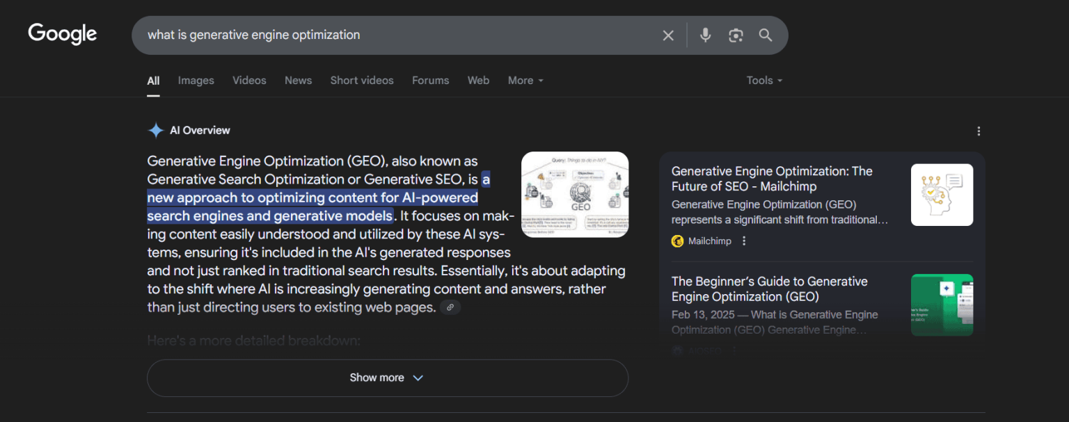 Optimize for Generative or Answer Engines (aka ChatGPT)?