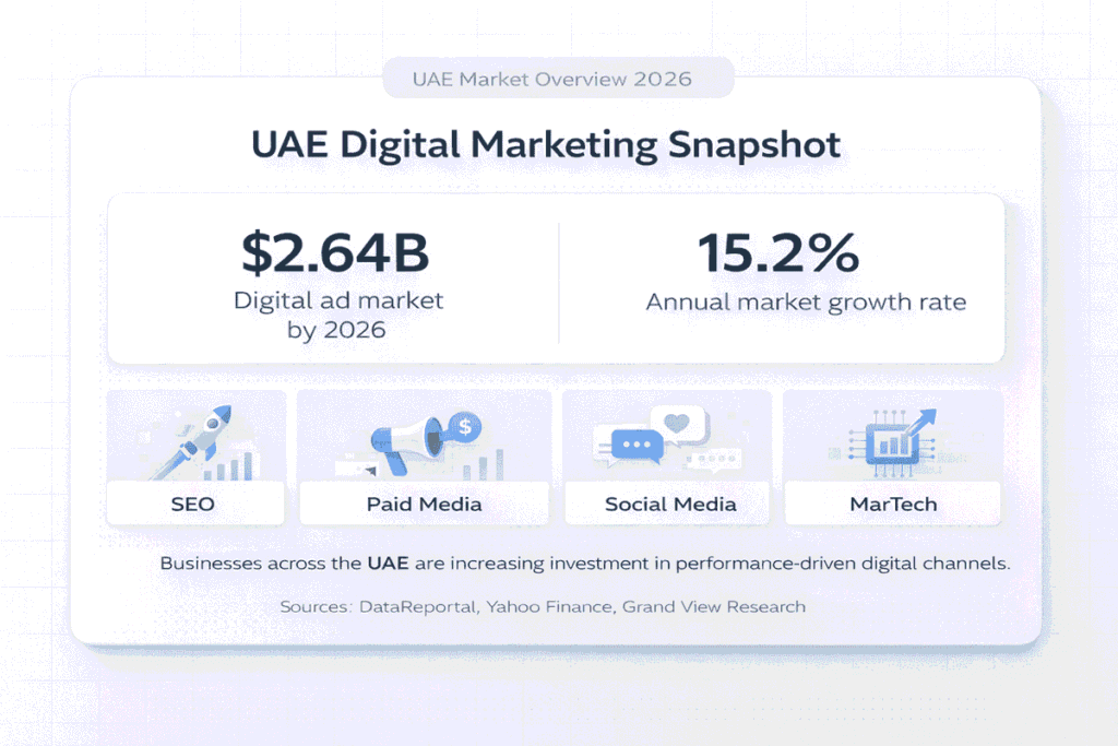 100+ Digital Marketing Statistics in the UAE 2026 | Stats & Trends
